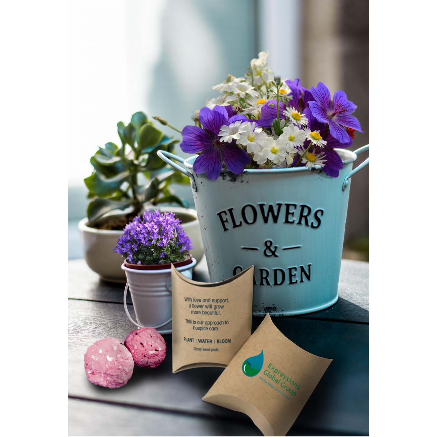 Seed Bomb with Custom Pillow Box | Recycled | USA Made | Eco Promotional Products